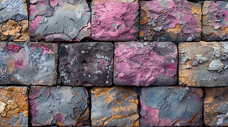 Weathered Stone Wall Texture - Historical Ruins Stock Illustration ...