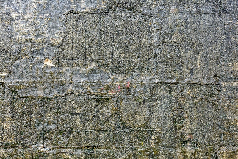 Weathered Stone Wall Texture with Scratches and Cracks Stock Image ...