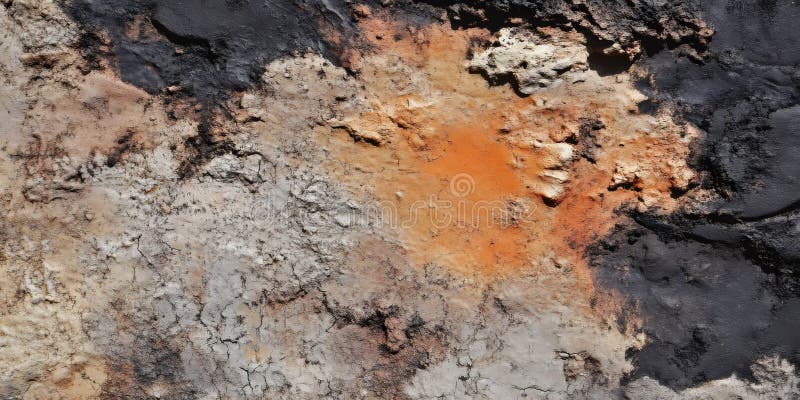 Close Up View of Grunge Texture Background Revealing Layers of Soil and ...