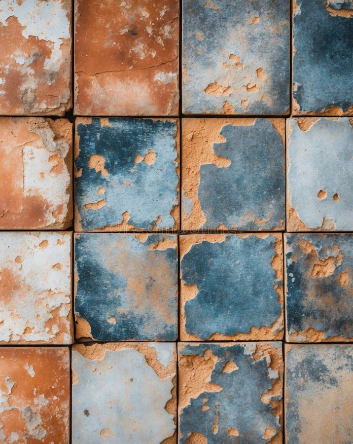 Weathered Tile Background Textures for Rustic Design Projects Stock ...