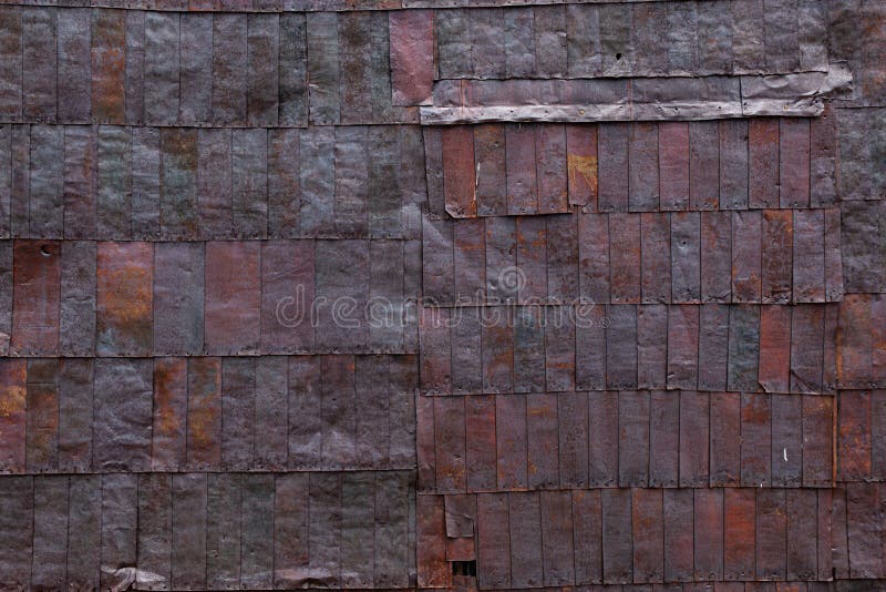 Weathered Tin Siding stock image. Image of facade, textured - 253581209
