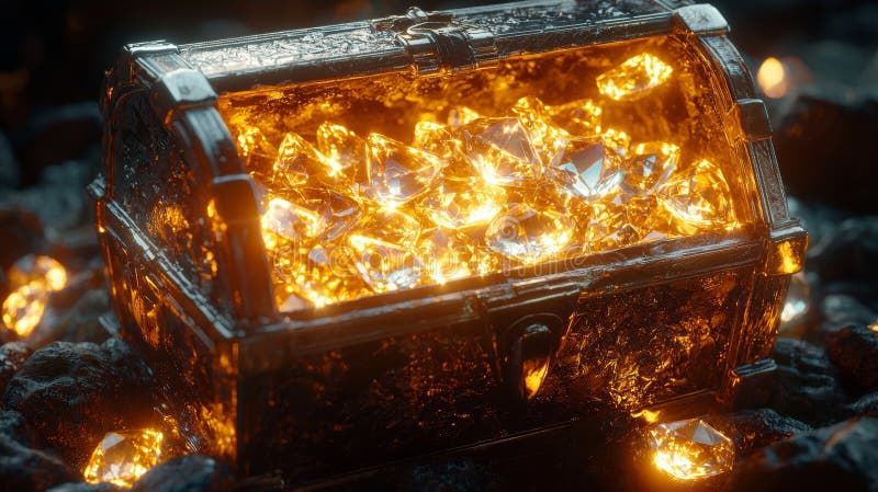 Treasure Chest stock illustration. Illustration of ornate - 335167610