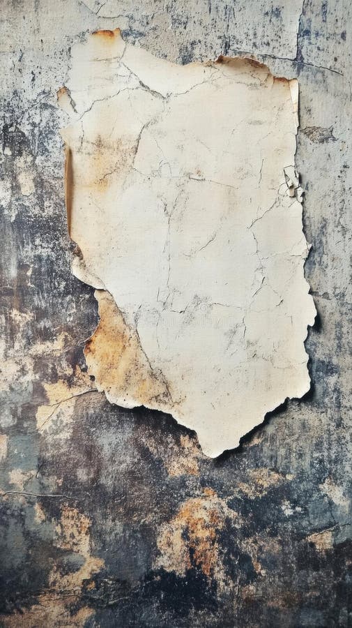 Weathered Wall with Peeling Paint - a Glimpse into Time S Passage Stock ...