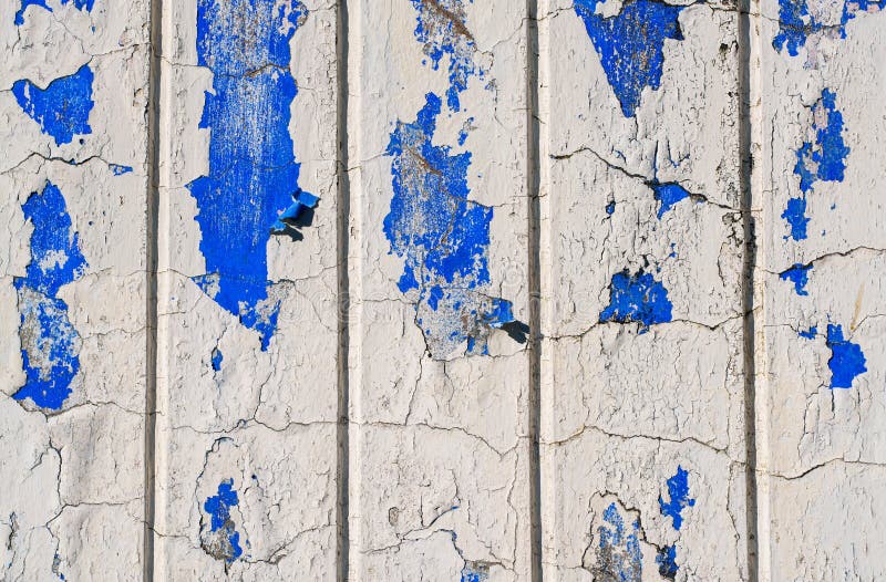 Old chipped blue paint stock image. Image of textured - 61776633
