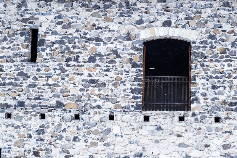 Weathered Wall of Sukosd Bethlen Castle Stock Photo - Image of ...