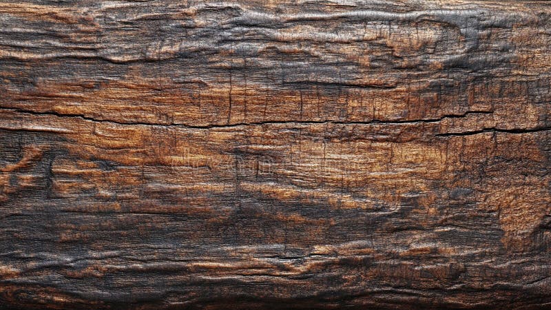 Weathered Walnut with a Distressed Texture and Visible Grain Patterns ...