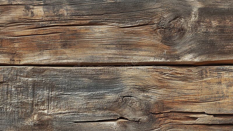 Weathered Walnut with a Rustic Appearance and Visible Grain Lines Stock ...
