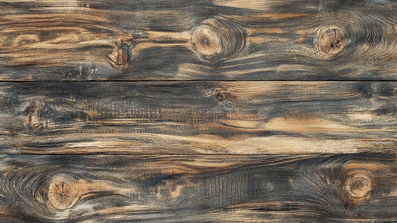 Weathered Walnut with a Rustic Appearance and Visible Grain Lines Stock ...