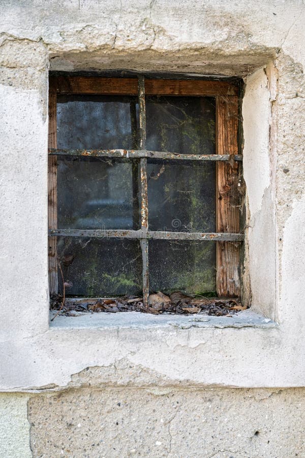 Forgotten Window, Forgotten Time Stock Image - Image of concrete ...