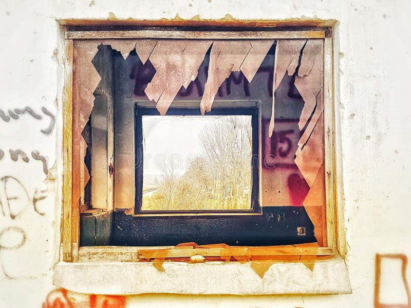 Weathered window stock image. Image of autumn, season - 304378347