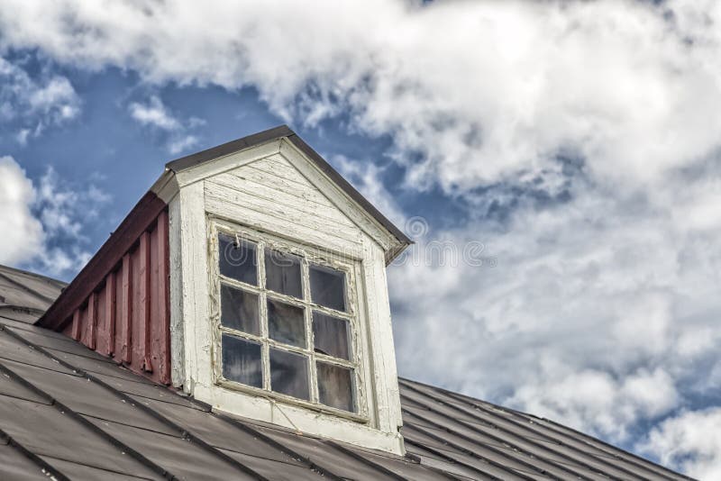 Weathered Window on Roof stock image. Image of worn, sheet - 73671281