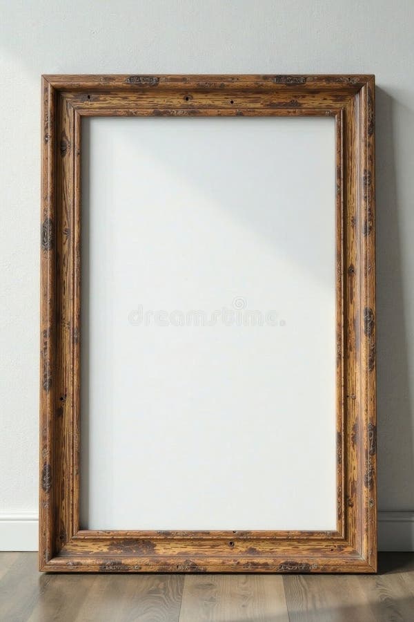 Weathered Wood Frame, Simple Design, Art Display, Shadow, Wall, Picture ...