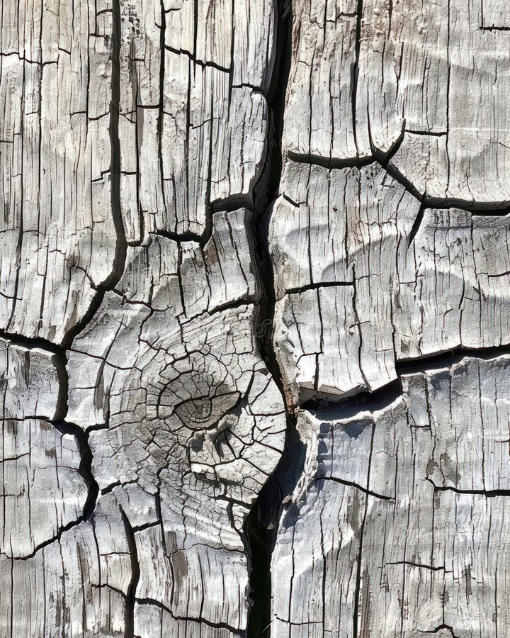 Weathered Wood Grain Texture of Old Fence Post Rustic Background Stock ...