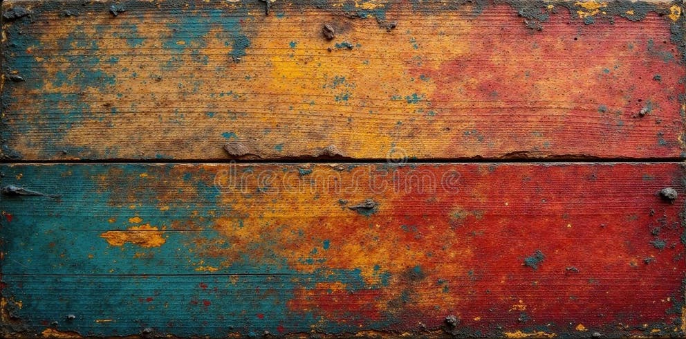 Weathered Wood Panel with Deep Scratches and Gouges, Art, Distress ...