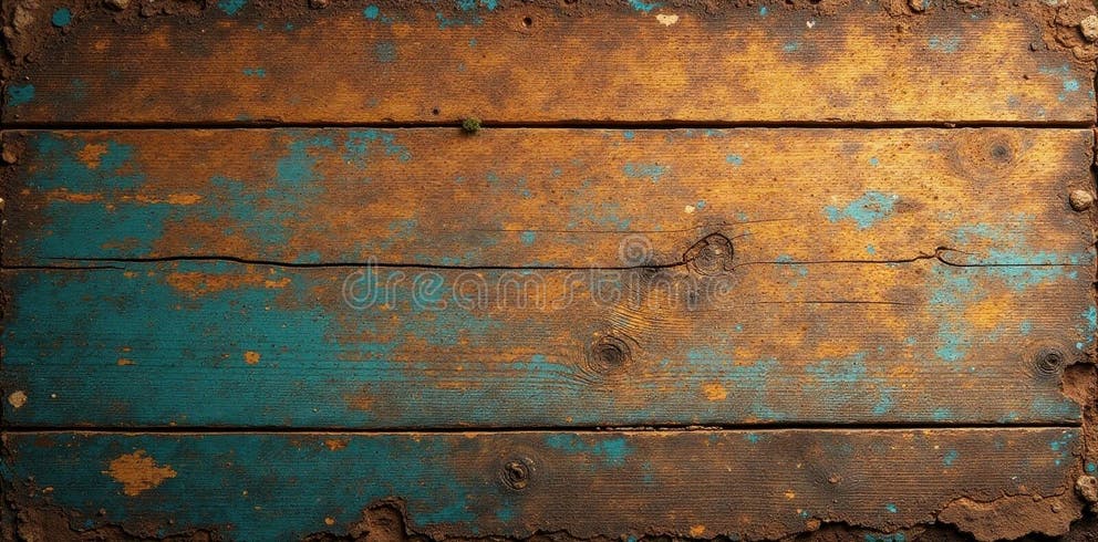 Weathered Wood Panel with Deep Scratches and Gouges Vintage High ...