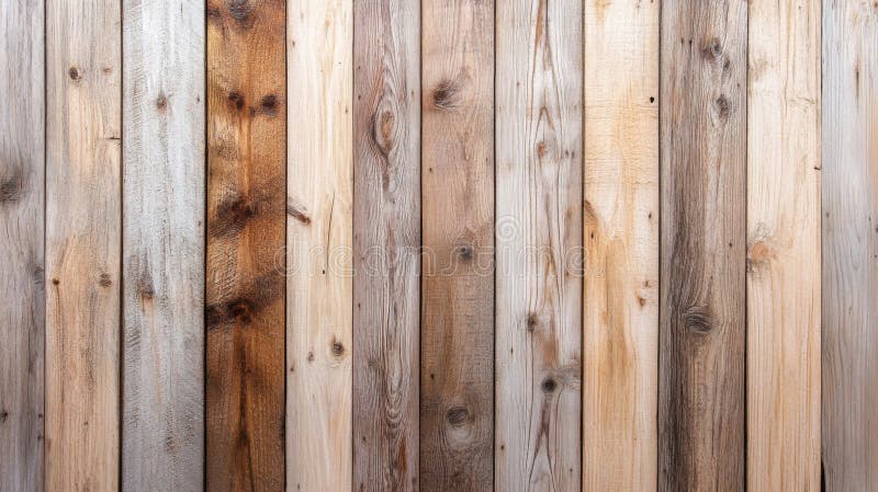 Weathered Wooden Planks Vertical Grain Texture Stock Illustration ...