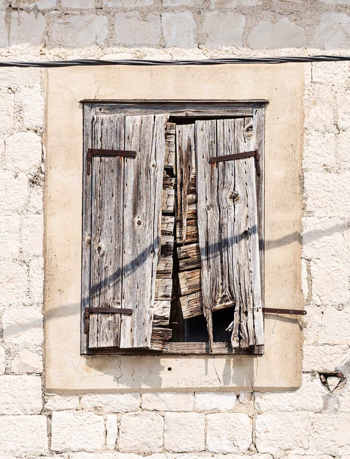 Rusty. Window. Old. Village. Wall. Abandoned Stock Image - Image of ...
