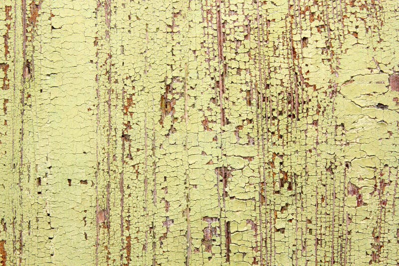 Weathered Yellow Paint Surface on Wood Stock Photo - Image of painted ...
