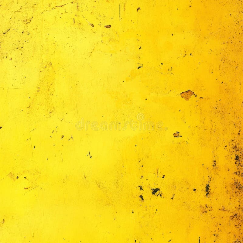 Weathered Yellow Wall Texture with Grunge Marks and Subtle Cracks Stock ...