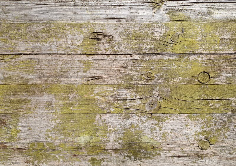 Weathered Yellow Wood Texture Background Stock Photo - Image of sample ...