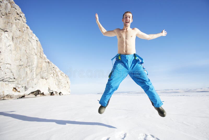 Weathered Young Man in the Cold Stock Image - Image of inspiring ...