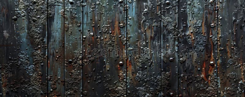 A Weathered Zinc Background with Patina Effects and Intricate Textures ...
