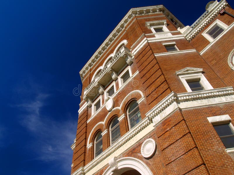 Weatherford Hall Skyline stock photo. Image of corridor - 1372168