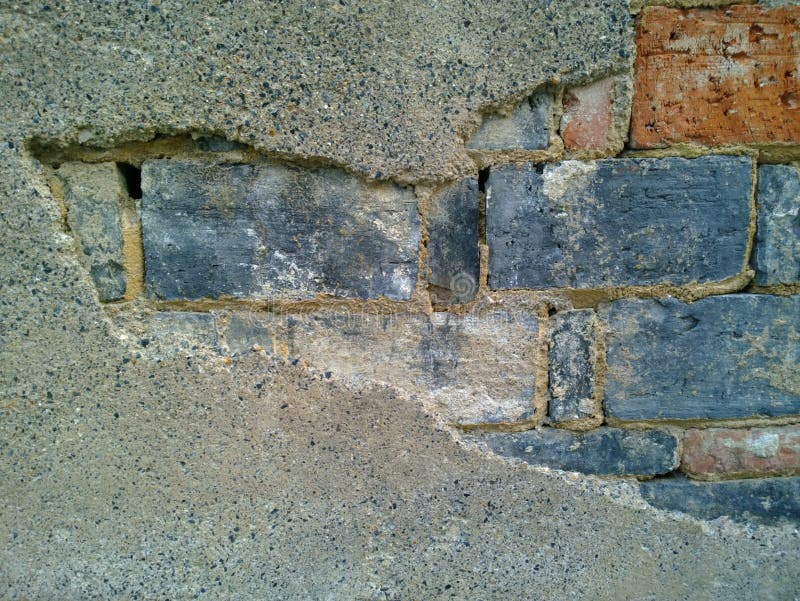 Weathering Of Exposed Brick Walls Stock Photo - Image of line ...