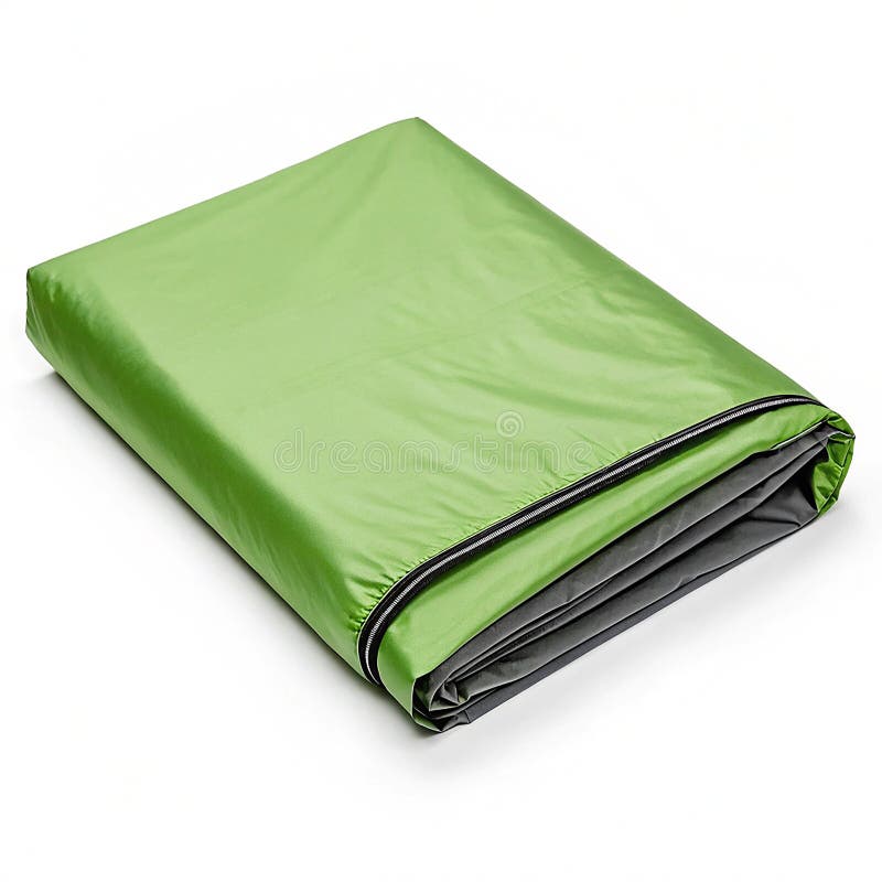 Weatherproof Camping Tarp Folded Compactly Stock Illustration ...