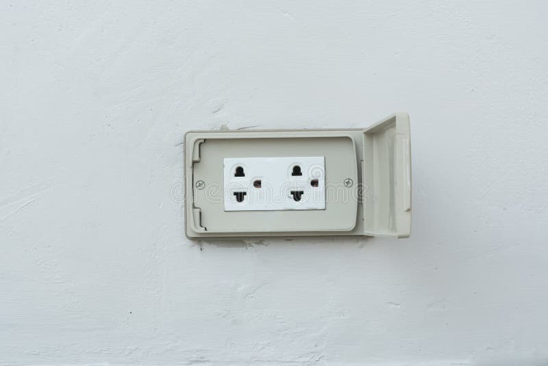 Socket stock photo. Image of white, toggle, wall, conservation - 179592144