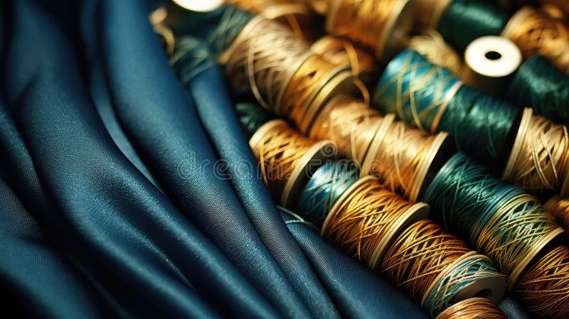 Weave Embroidery Thread Texture Stock Illustration - Illustration of ...