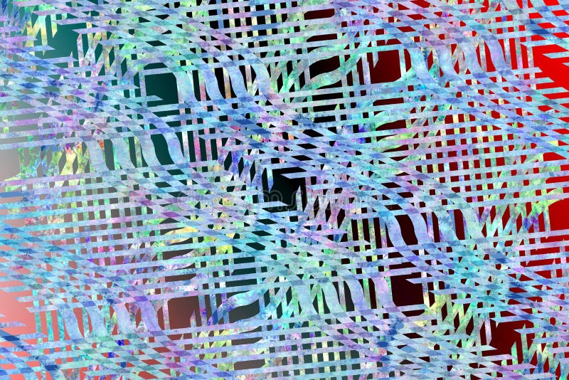 Weave Kaleidoscope Design Pattern Spinning Modern Illustration Stock ...