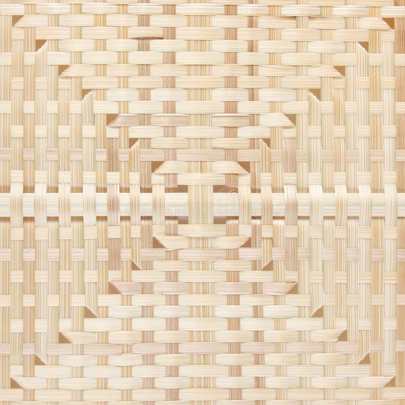 Weave Pattern of Bamboo Background Stock Photo - Image of square ...