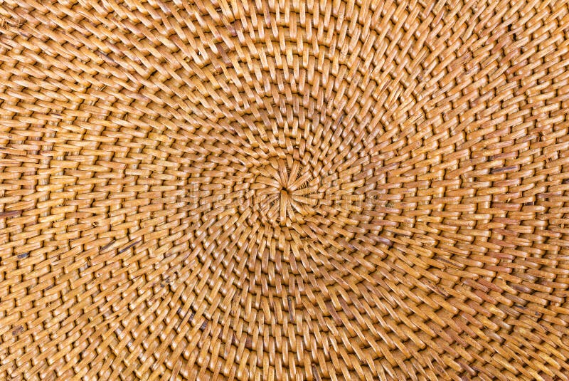 Natural Rattan Weave Texture