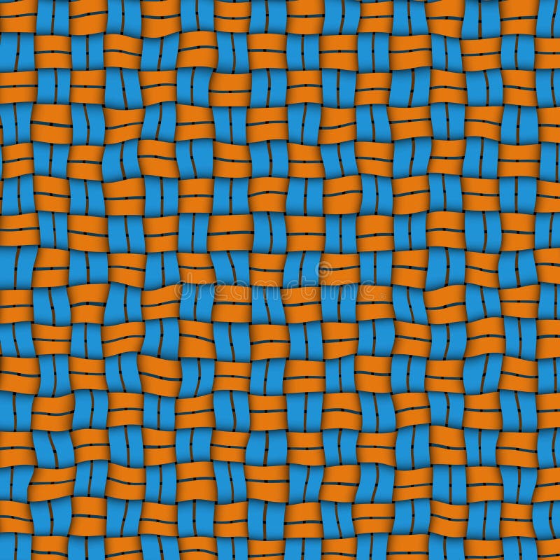 Weave Pattern Seamless Texture Stock Illustration - Illustration of ...