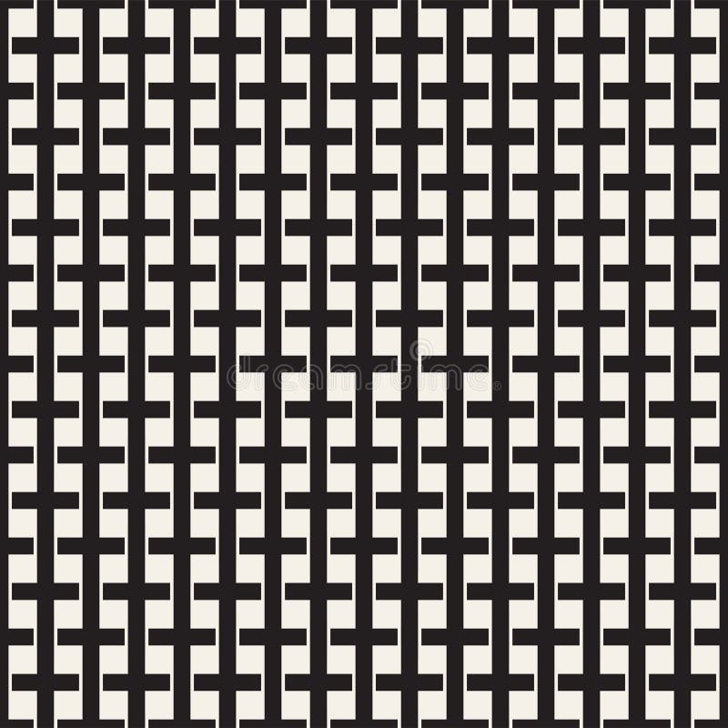 Weave Seamless Pattern. Braiding Background of Intersecting Stripes ...