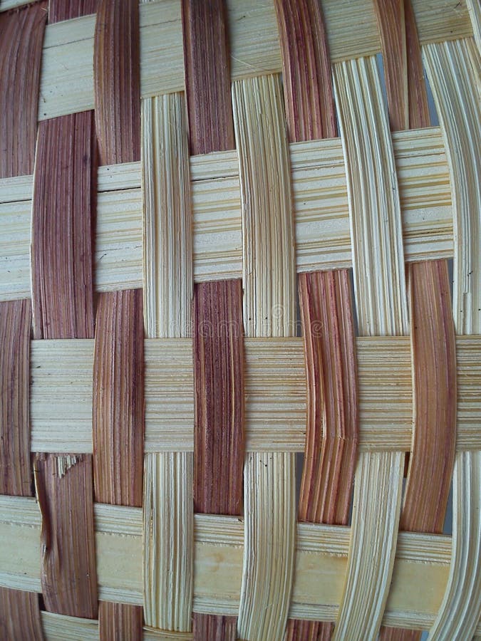 Weave Straw. Traditional Wicker Basket Close-up Stock Image - Image of ...