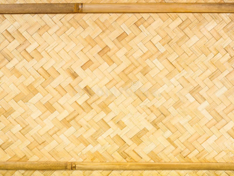 Weaved Bamboo Craft by Handmade Stock Image - Image of surface ...