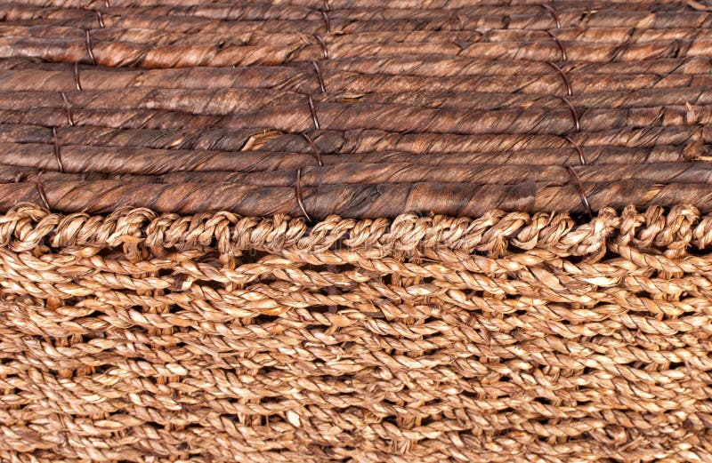 Weaved Rush and Rattan Leaves Texture Stock Image - Image of textured ...