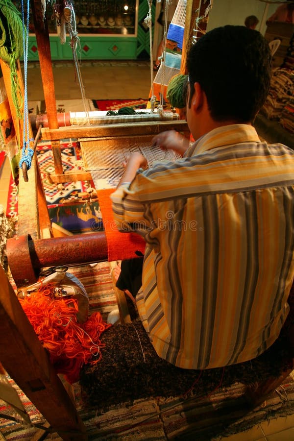 The weaver at work stock photo. Image of craft, clothing - 2669590