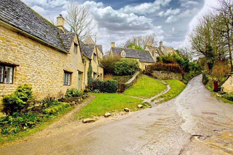 Arlington Row stock photo. Image of gloucestershire, bibury - 27437974