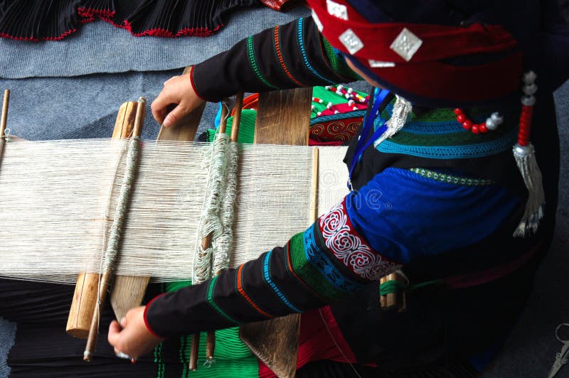 Weaving stock image. Image of craft, clothing, chengdu - 2489979