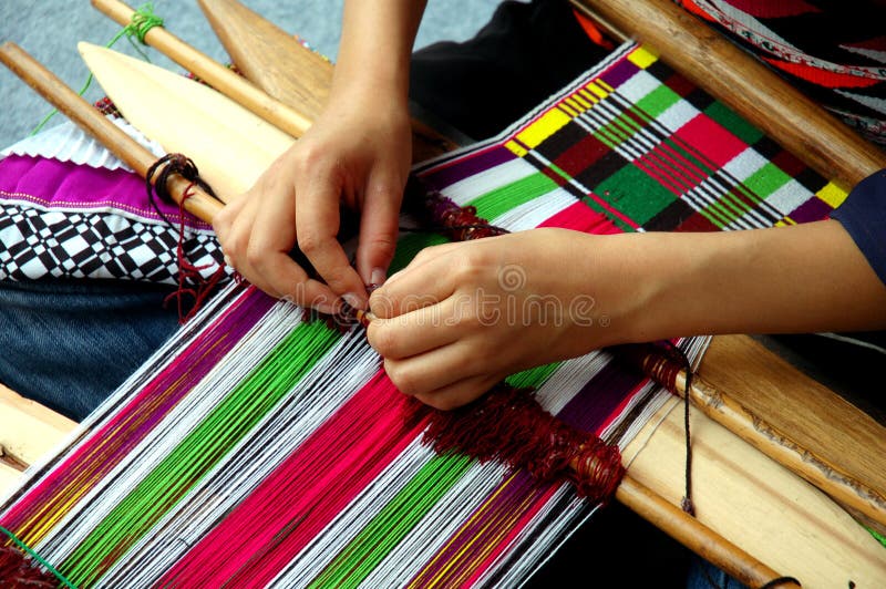 Weaving stock image. Image of craft, clothing, chengdu - 2489979