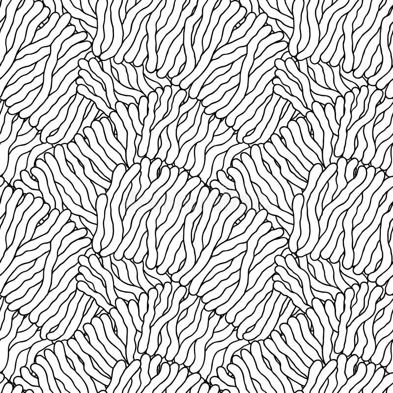 Weaving Abstract Shapes Vector Seamless Pattern. Stock Vector ...