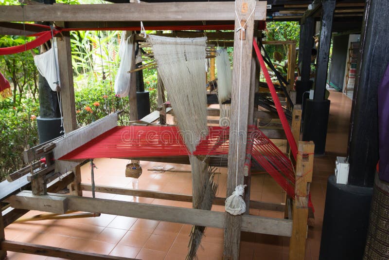 Weaving Equipment Ancient Style Editorial Image - Image of houses ...