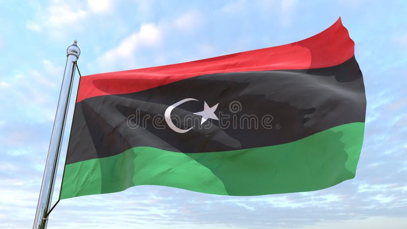 Weaving Flag of the Country Libya Stock Illustration - Illustration of ...