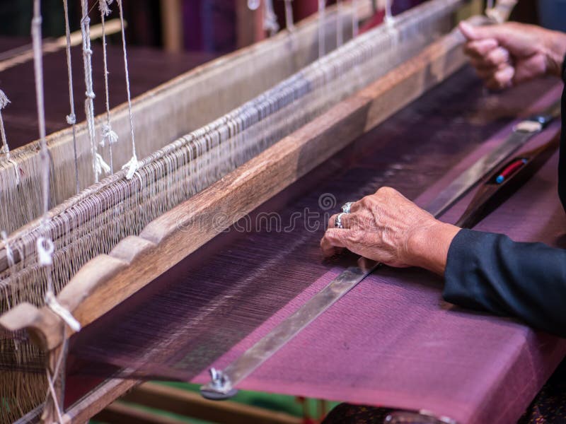 Weaving with Local Apparatus Stock Photo - Image of thread, skill ...