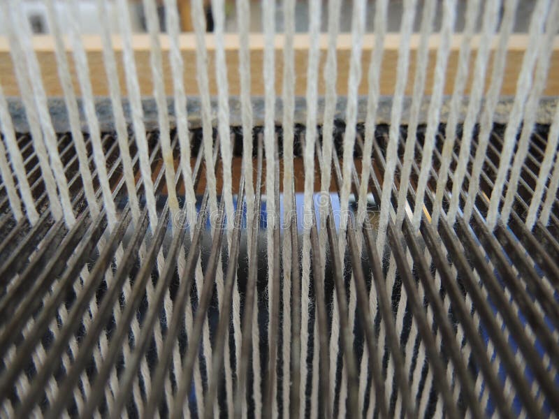Closeup of weaving thread stock photo. Image of cotton - 36510902