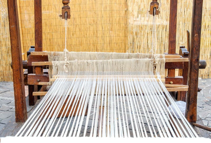 Weaving loom old stock photo. Image of spinning, tools - 79554872