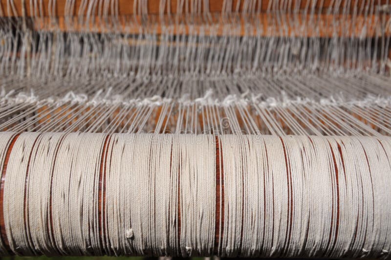 Weaving Loom Strings stock photo. Image of industry, abstract - 20117790